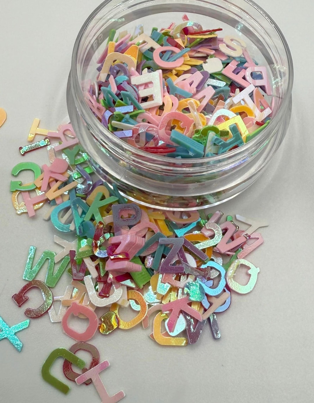 Confetti: Alphabet Multi-color - Etsy