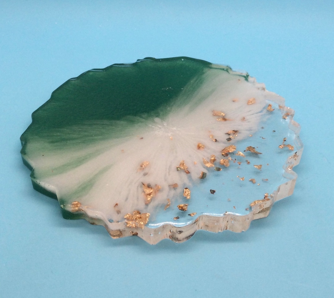 Tri-color Coaster Resin Set DIY Craft Kit Set of 4 - Etsy