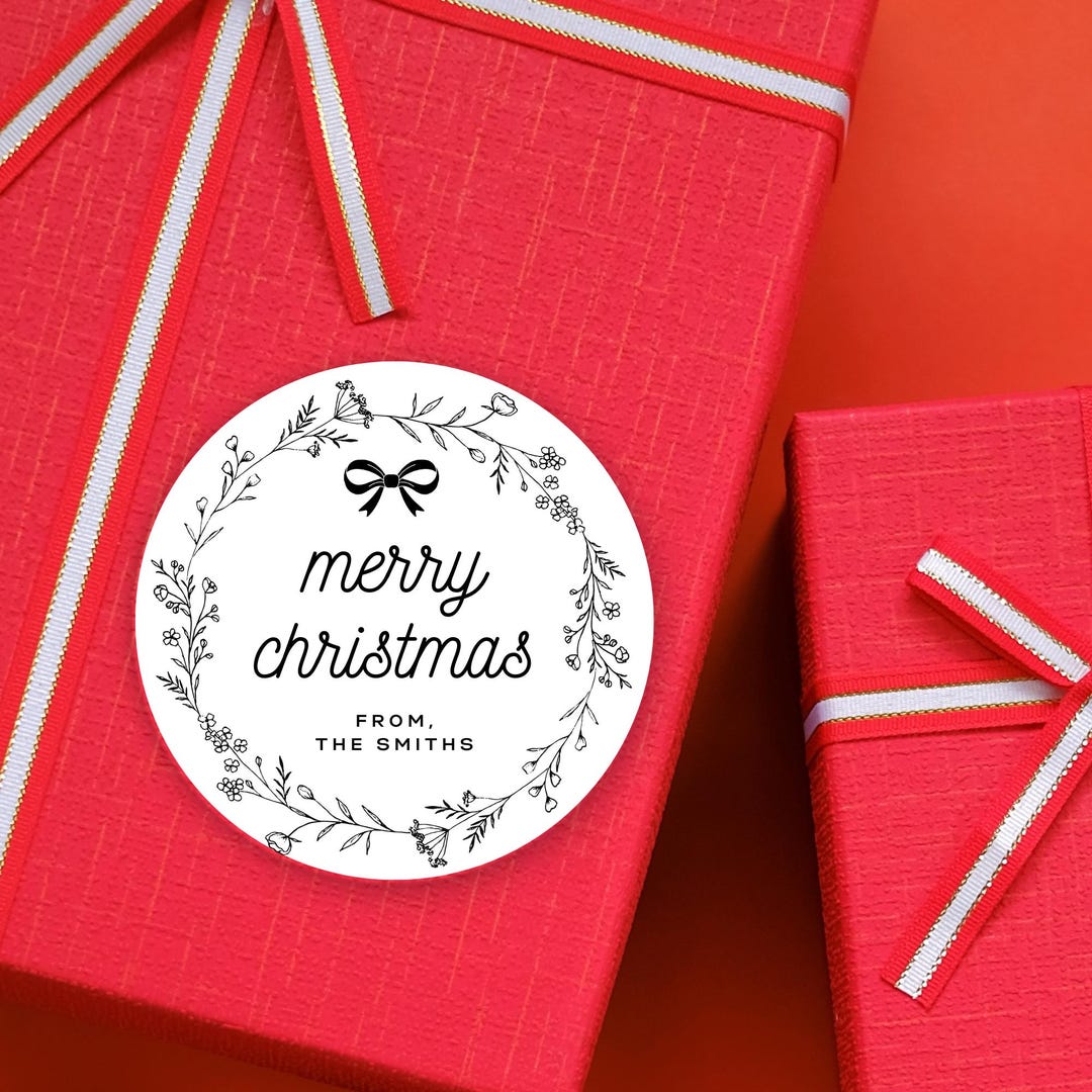 Merry Christmas Stickers | Christmas Gifts, Christmas Presents, Holiday ...