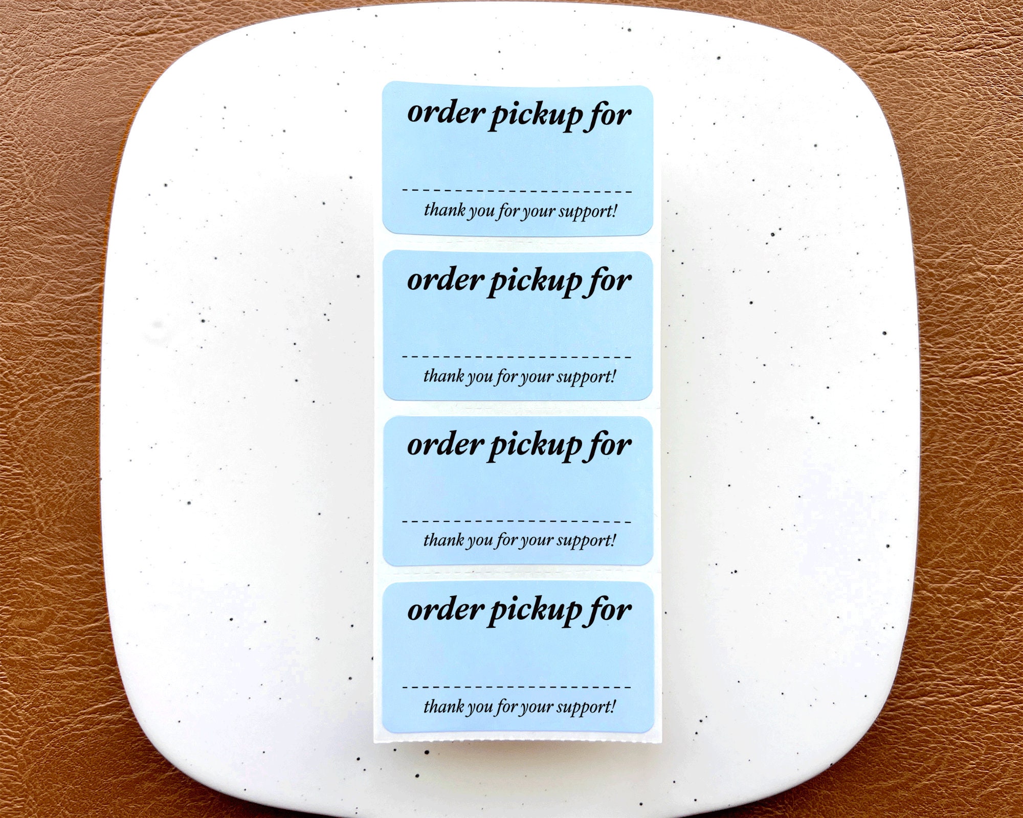 Order Pickup for ___ Rectangle Labels With Blank Line | Thermal Sticker ...