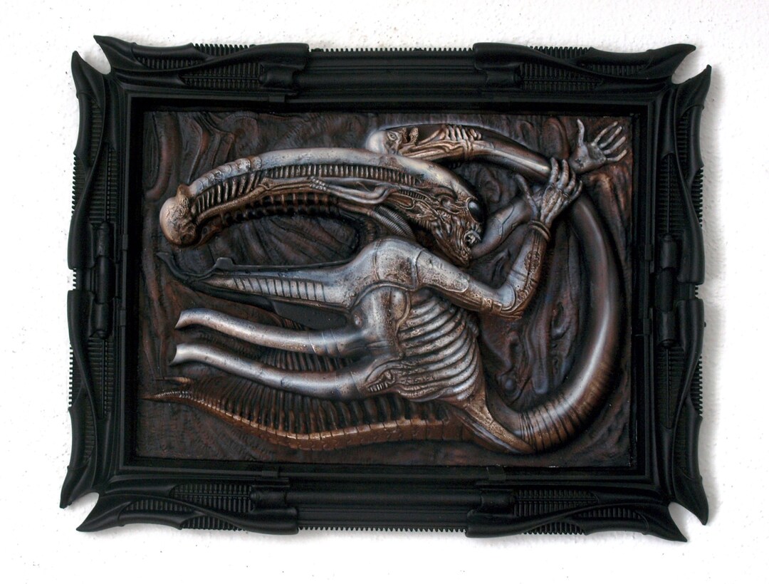 H.R. Giger Necronom IV 3D Sculpture Wall Hanger - Etsy
