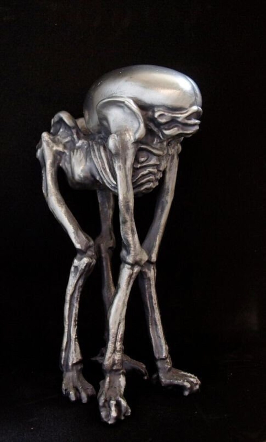 H.R. Giger Bambi Alien Sculpture Resin Surrealism AVP Warrior - Etsy