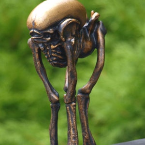 H.R. Giger Bambi Alien Sculpture Resin Surrealism AVP Warrior - Etsy