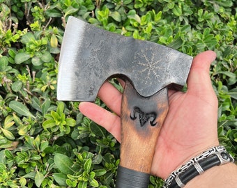 Runes Runic Axe Axe With Runes Personalized Runes Viking - Etsy