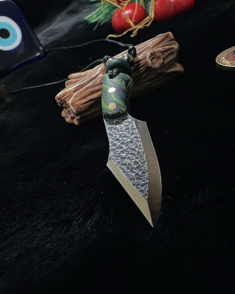 Stainless Steel Tactical Hunter Knife Necklace, Handmadenecklace, Knife ...
