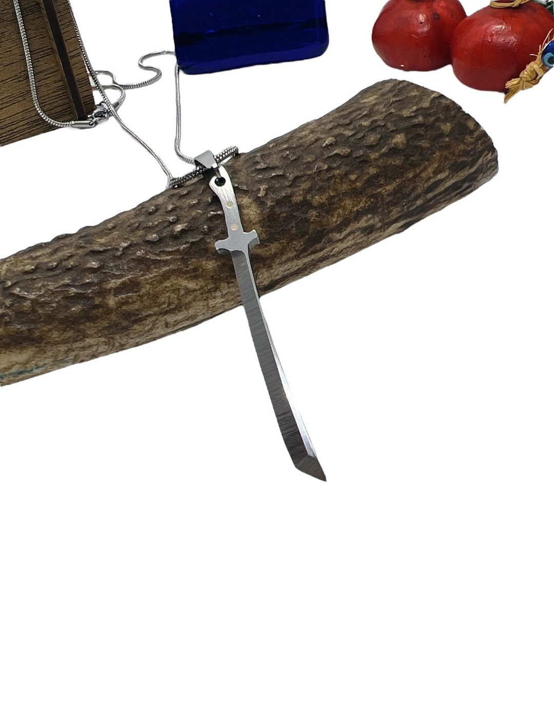 Japanese Samurai Sword Necklace, Samurai Gift, Samurai Pendant Necklace ...