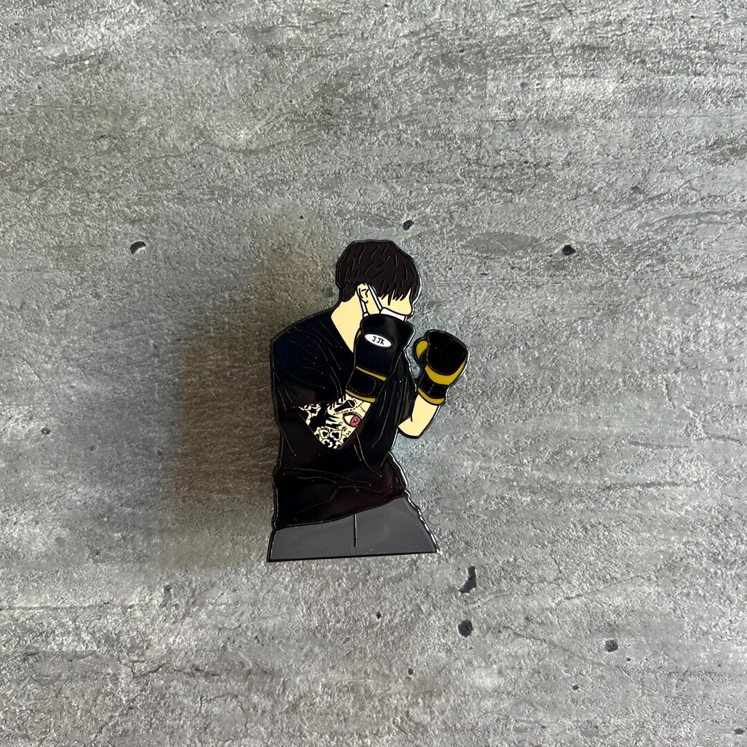 Boxer JK - BTS Jeon Jungkook Enamel Pin - Etsy