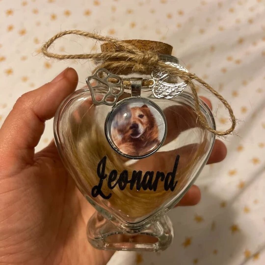 Personalized Pet Memorial Keepsake Jar Custom Engraved Pet - Etsy
