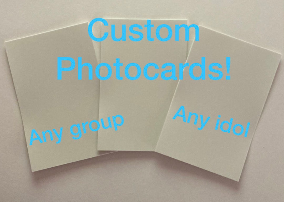 Custom Photocards! - Sticker Options - Etsy