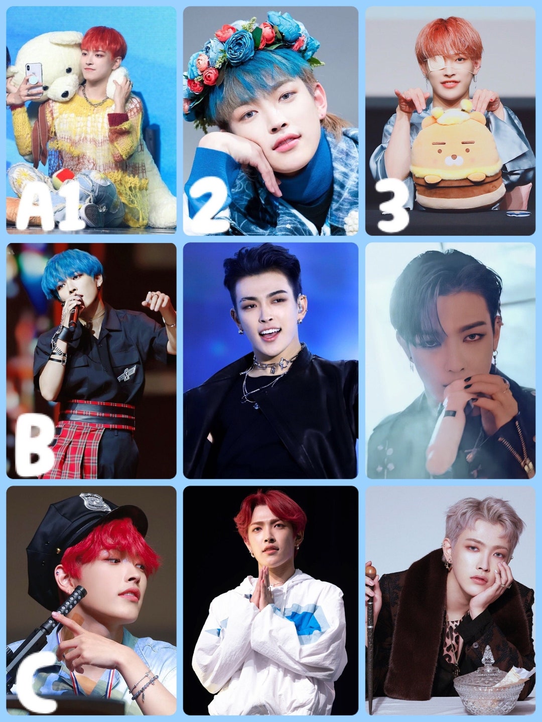 Hongjoong Boyfriend Sticker Photocards - Pick Your Own Pcs Grab Bag ...