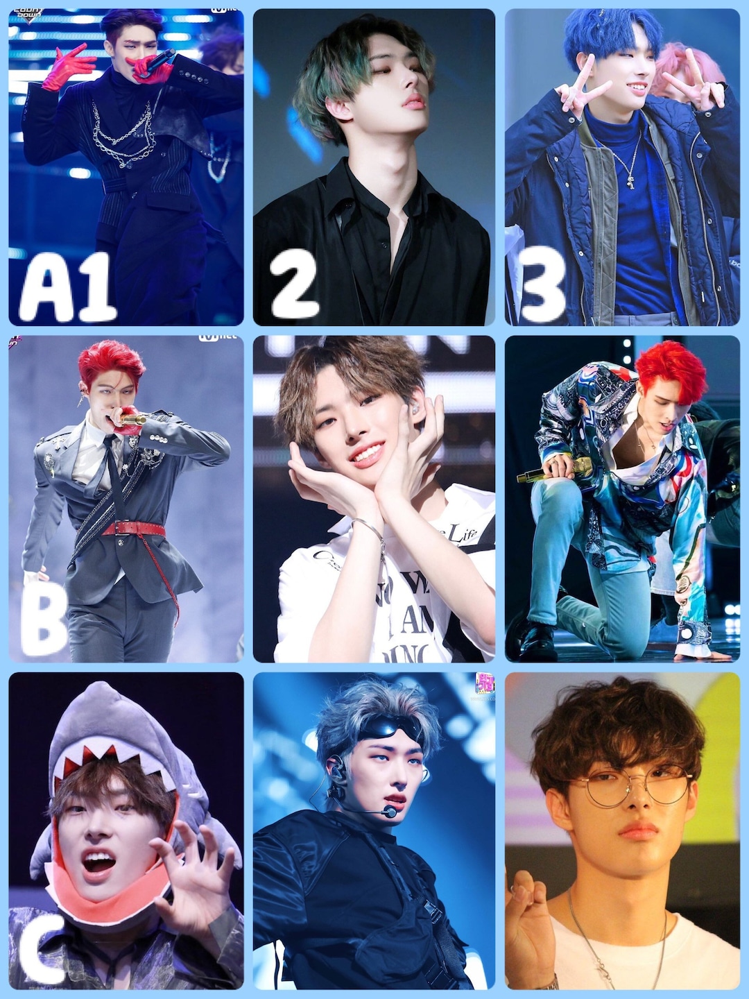 Mingi Boyfriend Sticker Photocards - Pick Your Own Pcs Grab Bag ATEEZ ...