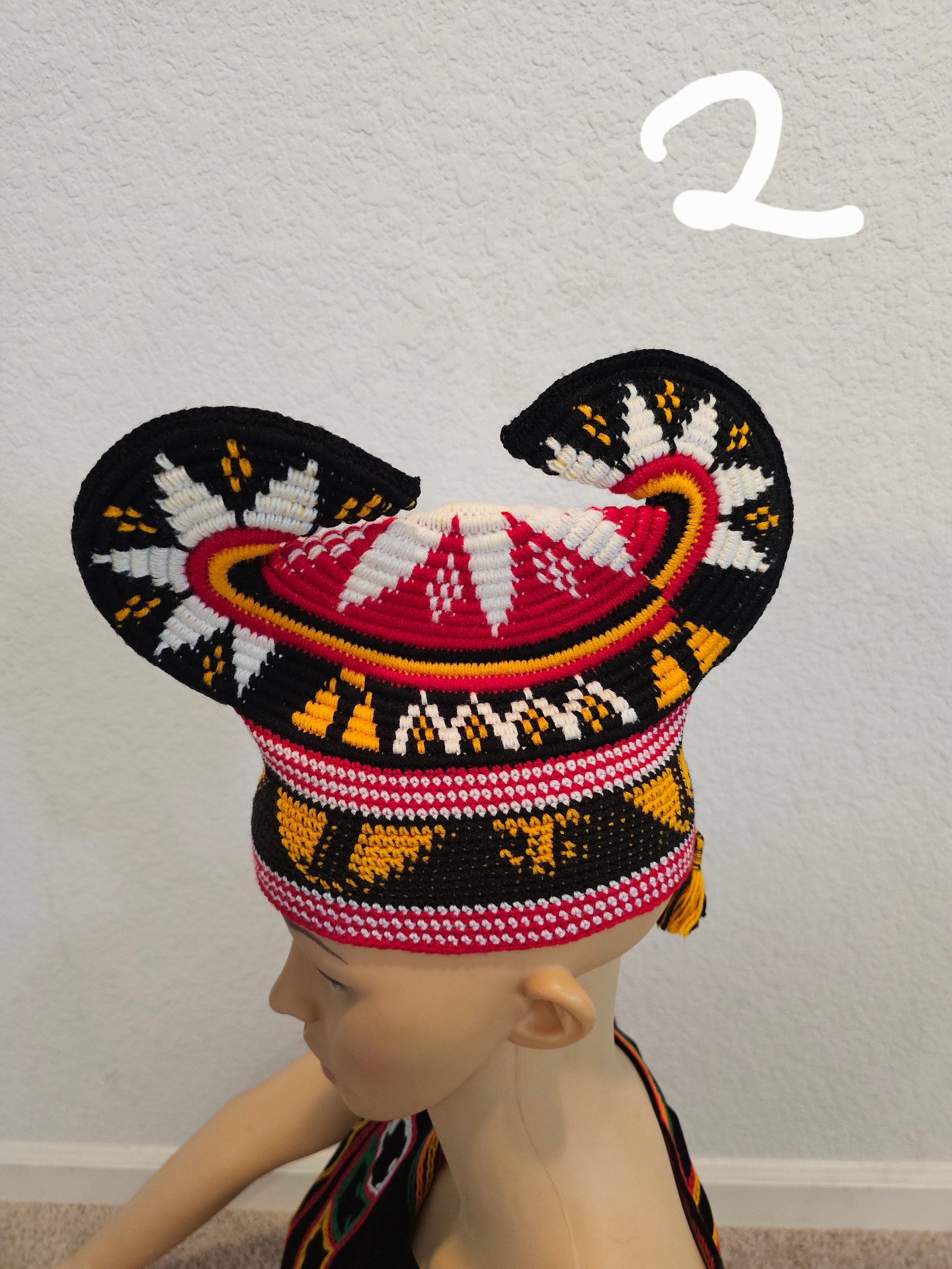 Bamenda Toghu Hat, Traditional Hat, African Multi Color Hats - Etsy
