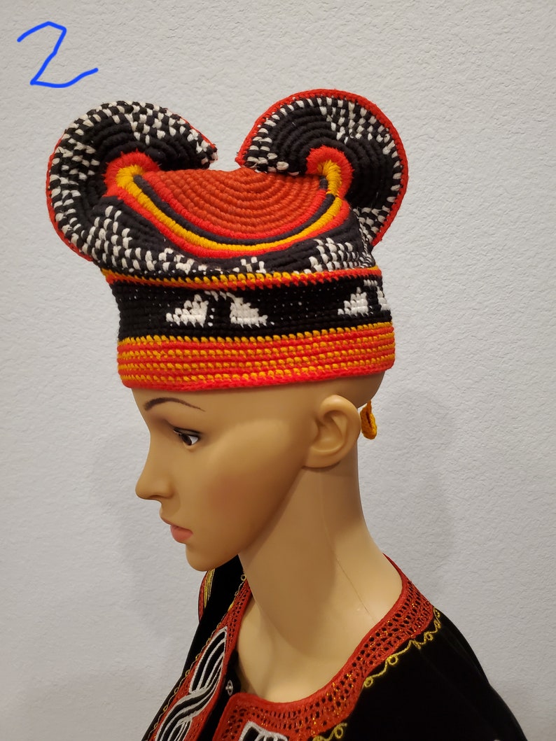 Bamenda Toghu Hat Traditional Hat African Multi Color Hats - Etsy