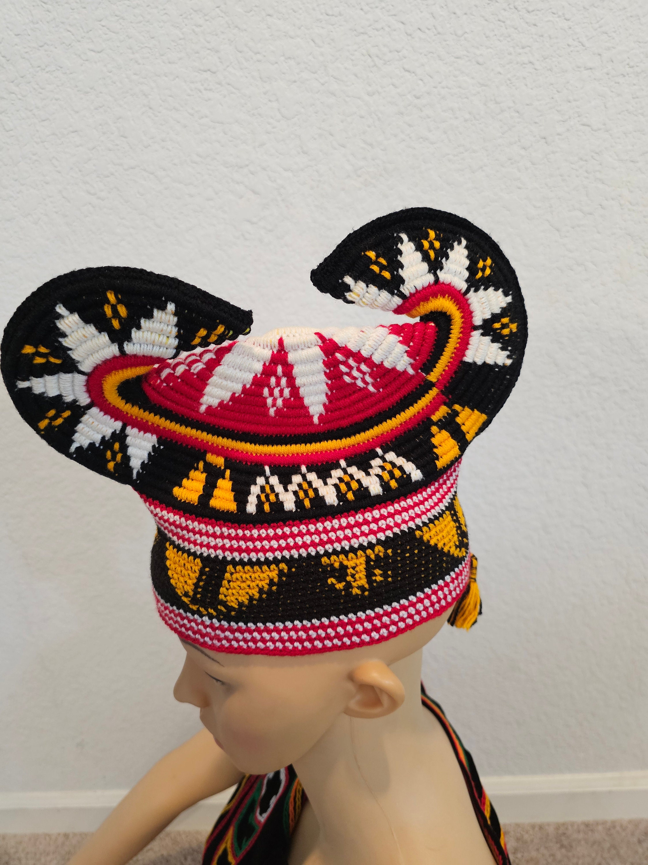 Bamenda Toghu Hat, Traditional Hat, African Multi Color Hats - Etsy