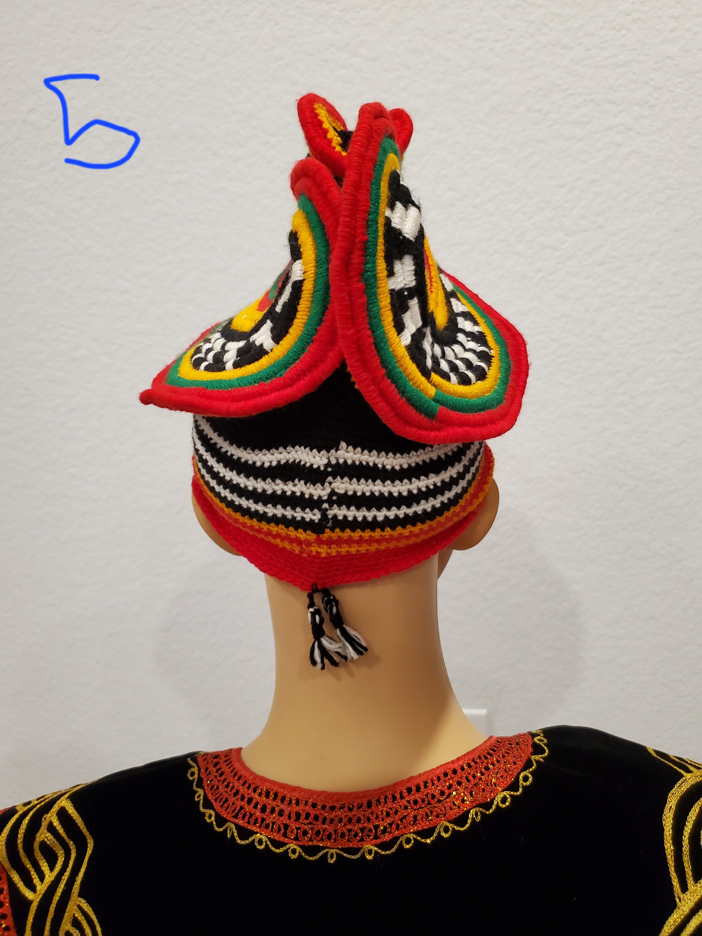 Bamenda Toghu Hat, Traditional Hat, African Multi Color Hats - Etsy