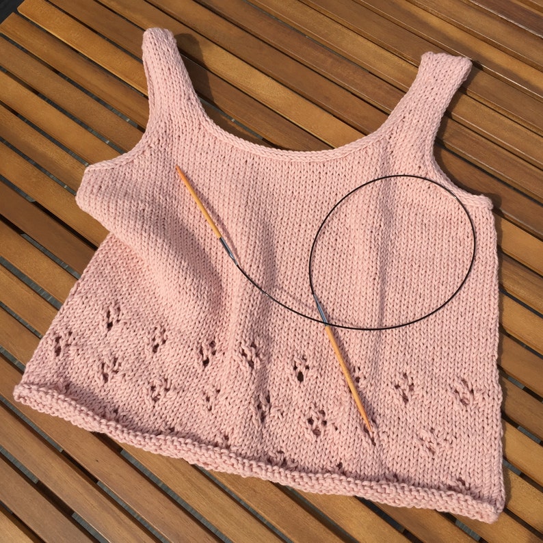 KNITTING PATTERN, Simple Summer Top Pattern - Etsy