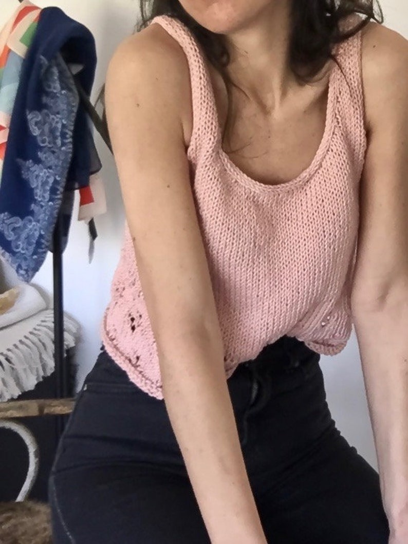 KNITTING PATTERN, Simple Summer Top Pattern - Etsy