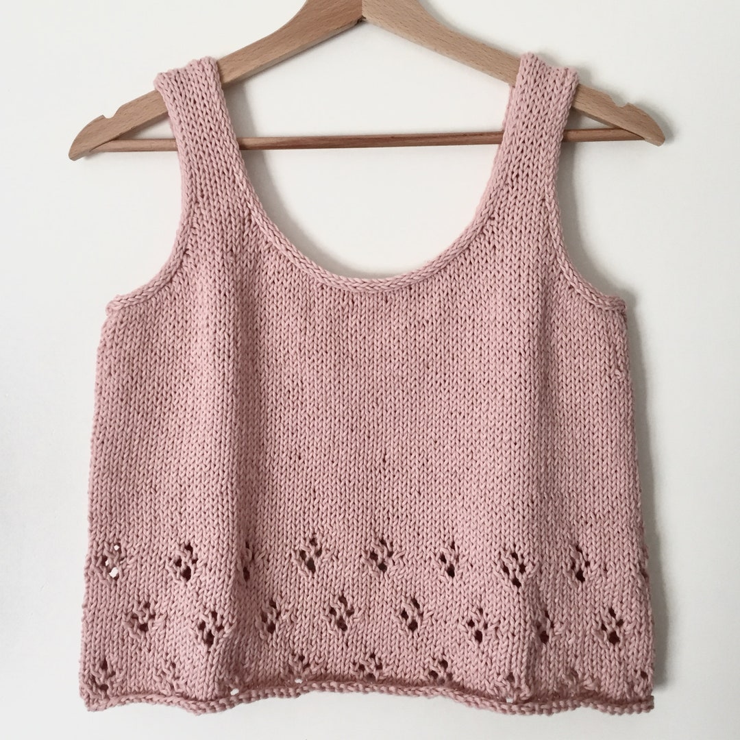 KNITTING PATTERN, Simple Summer Top Pattern - Etsy