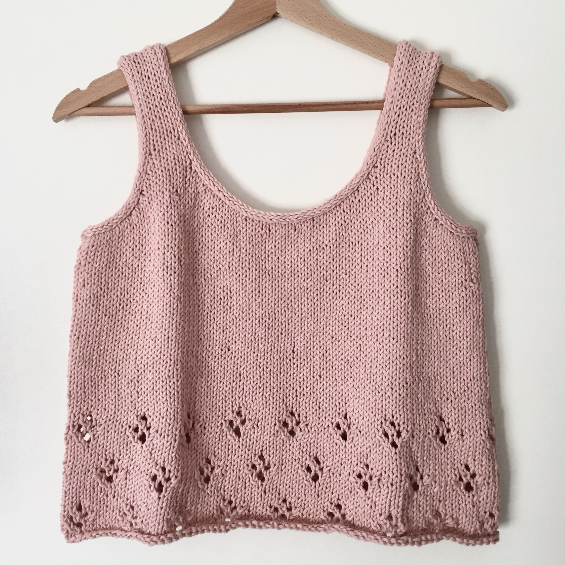 KNITTING PATTERN, Simple Summer Top Pattern - Etsy