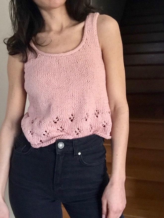 KNITTING PATTERN, Simple Summer Top Pattern - Etsy
