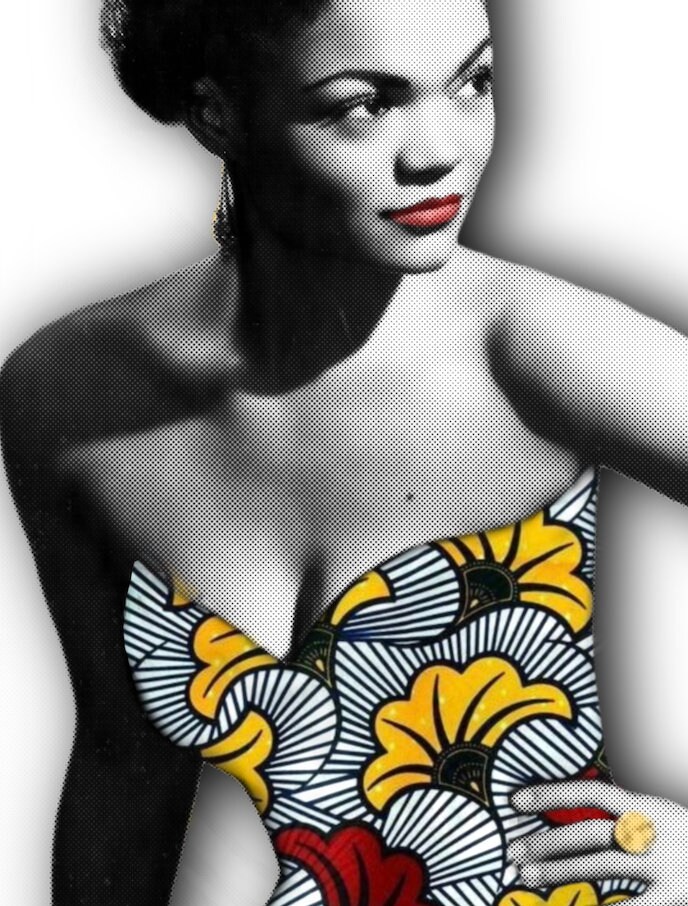 Eartha Kitt Portrait Art | Black Woman Art | Wall Art | Eartha Kitt Artwork | African Art ...