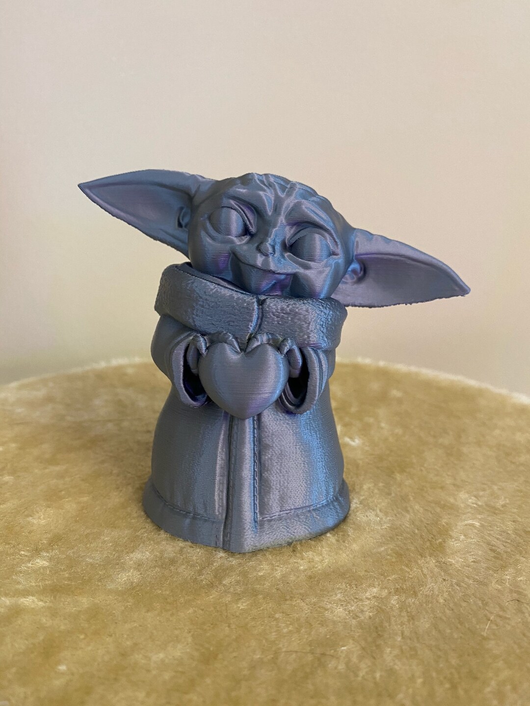 Grogu Holding Heart, Star Wars Mandalorian Figure, the Child - Etsy