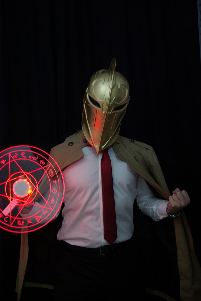 DR. Fate Black Adam Helmet / DR. Fate Cosplay / Magic Spell - Etsy Israel