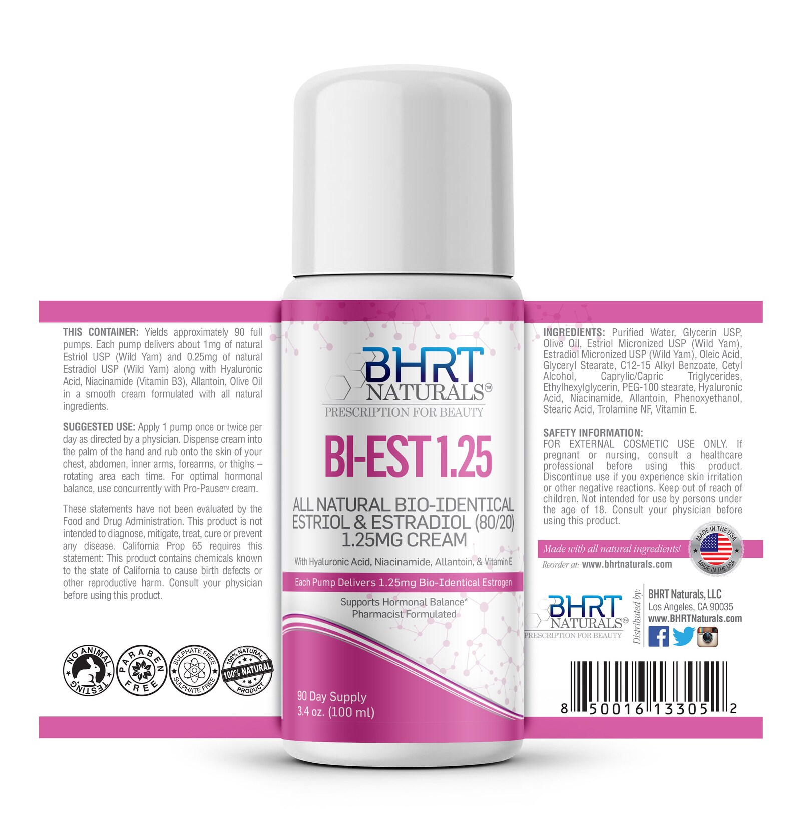 Bi-estrogen Cream for Women Menopause Relief All Natural - Etsy
