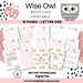 Wise Owl Book Log Printable Bundle, Reading Tracker, Instant Download ...