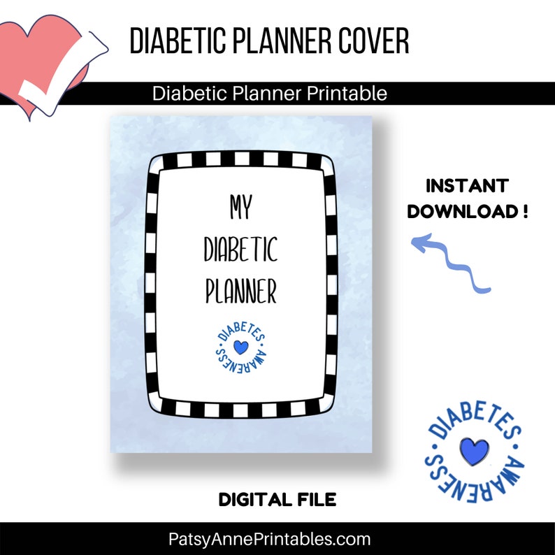 My Diabetic Planner Diabetic Planner Printable Diabetes Log Book - Etsy