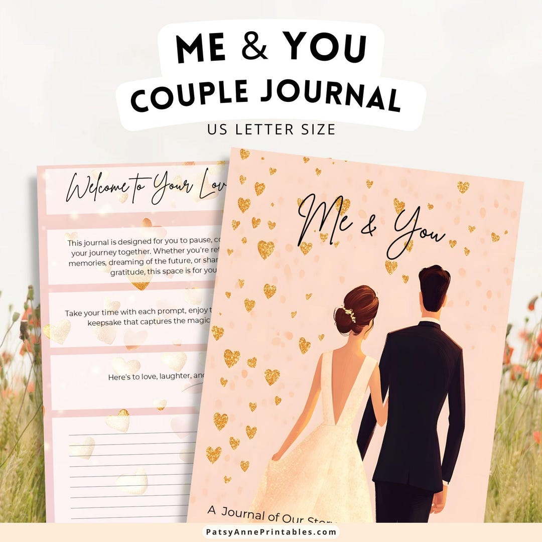 Our Love Story Journal, Printable Couple's Journal, Instant Download ...