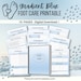 Blue Gradient Foot Care Printable | Foot Care Printable | Instant ...