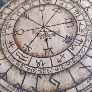 RUNIC CALENDAR Half-month Rule of the Runes the Zodiac Eight Holidays ...