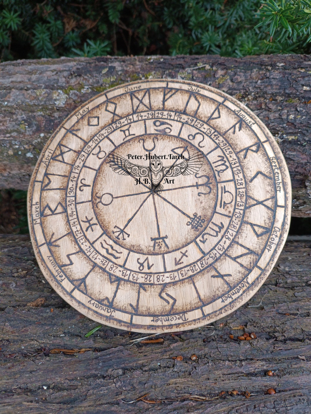 RUNIC CALENDAR Half-month Rule of the Runes the Zodiac Eight Holidays ...