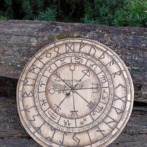 RUNIC CALENDAR Half-month Rule of the Runes the Zodiac Eight Holidays of the Year - Etsy