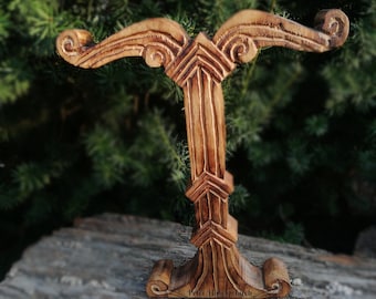 Wooden Pillar Carved - Etsy