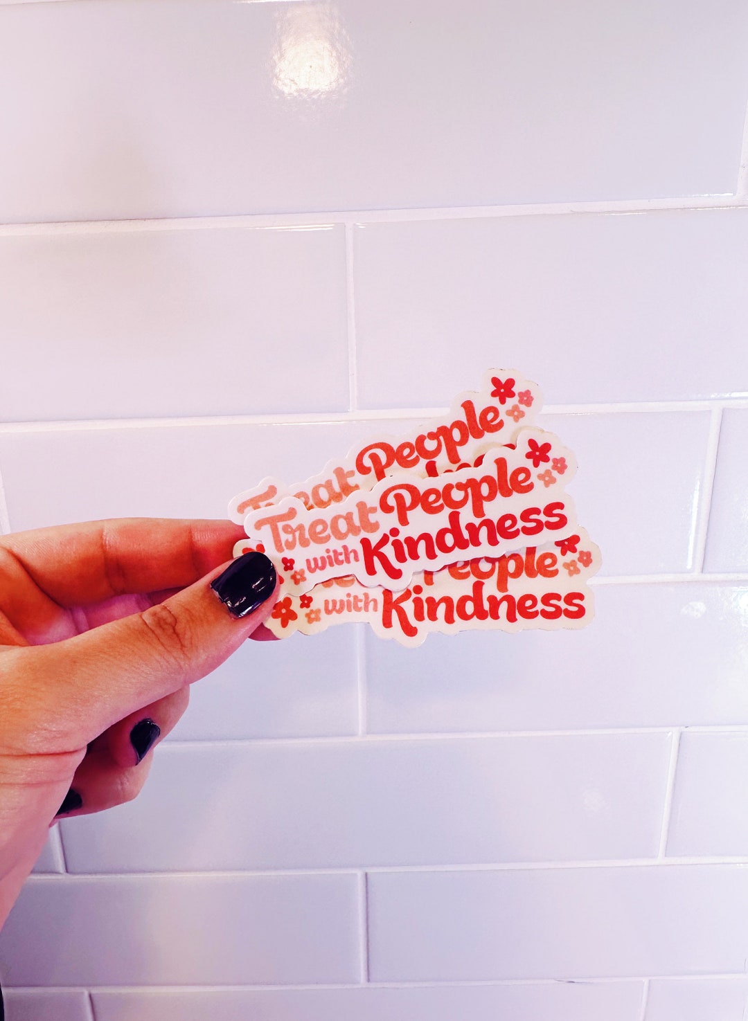 Treat People With Kindness Vinyl Sticker TPWK Decal Harry Gifts for Her ...