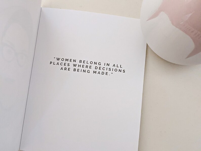 Ruth Bader Ginsburg Printable Hand-drawn Greeting Card - Etsy