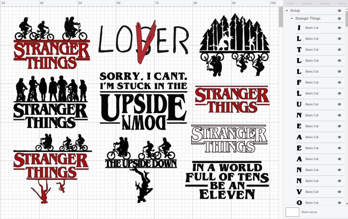 Stranger Things Svg Bundle Stranger Things Svg file for | Etsy