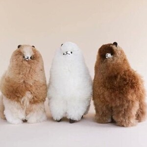 Alpaca fur toy extremely soft / Alpaca Stuffed Animal Plush | Etsy