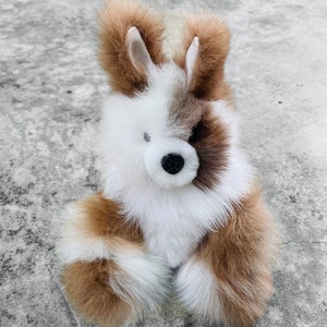 Rabbit Fur Toy Made From 100% Alpaca Fur Extremely Soft / Alpaca ...