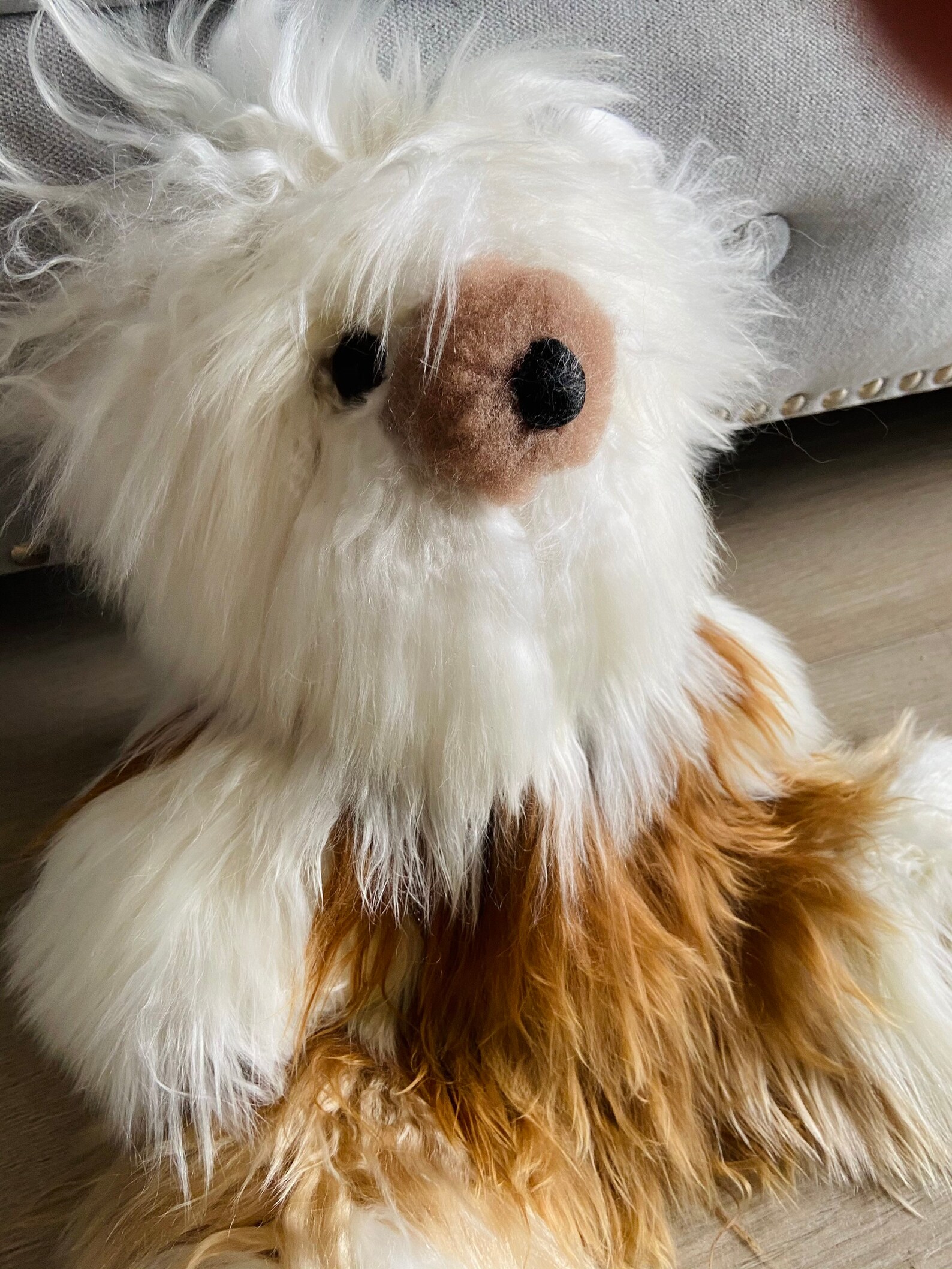 Alpaca fur teddy bear extremely soft / Alpaca Stuffed Animal | Etsy