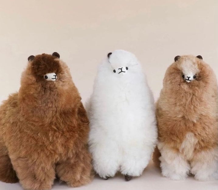 Alpaca fur toy extremely soft / Alpaca Stuffed Animal Plush | Etsy