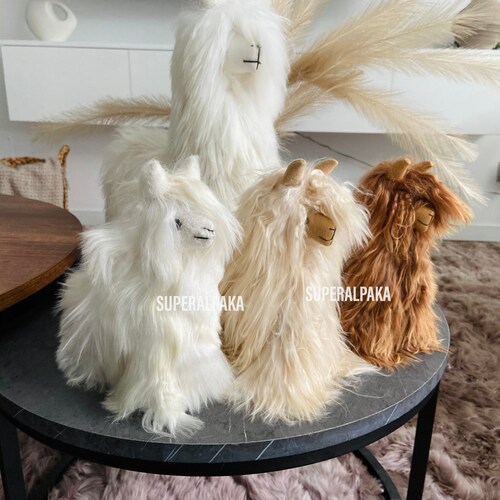 Alpaca Fur Toy Extremely Soft / Alpaca Stuffed Animal Plush - Etsy