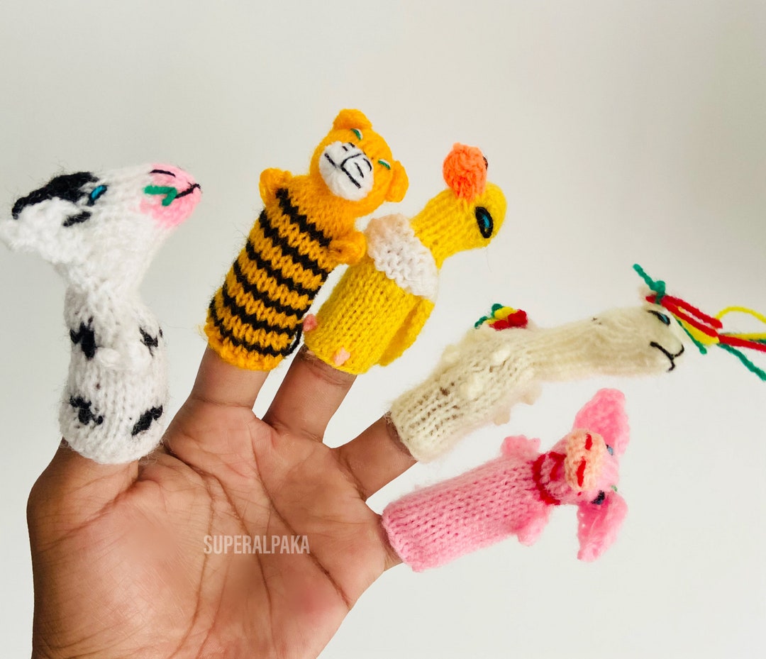 Handknitted Finger Puppets Peruvian NEW, Wholesale Knit Finger Puppets ...