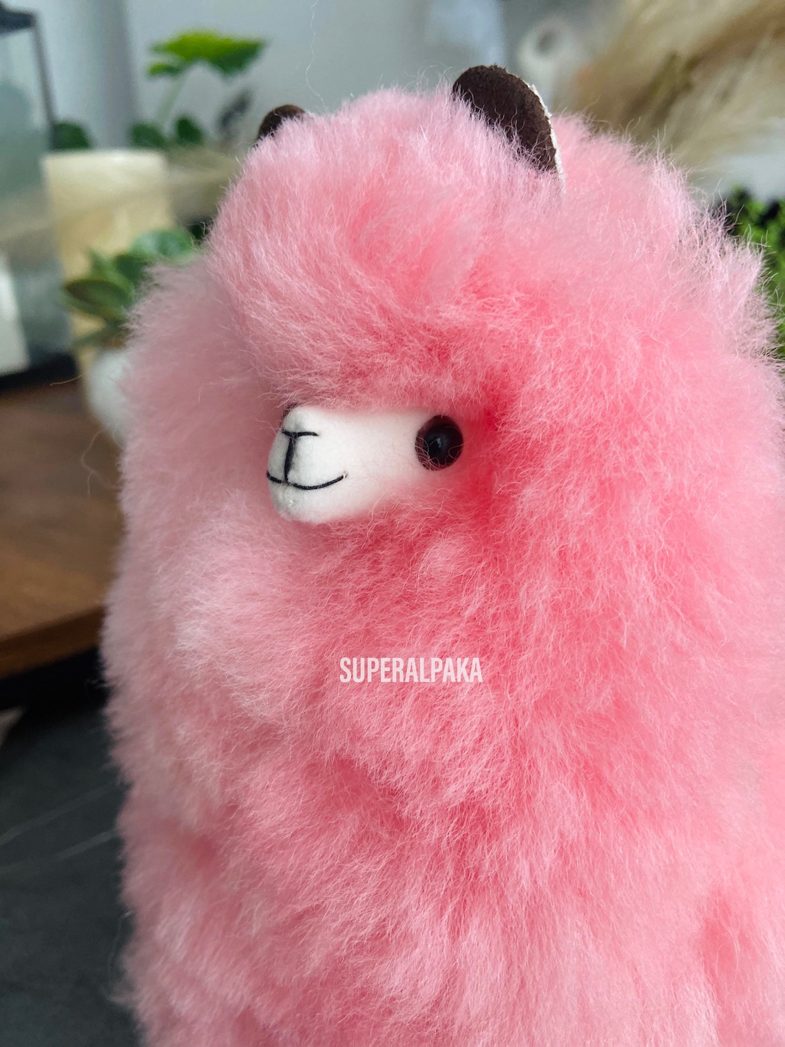 Pink Alpaca Fur Toy Handmade Extremely Soft / Alpaca - Etsy
