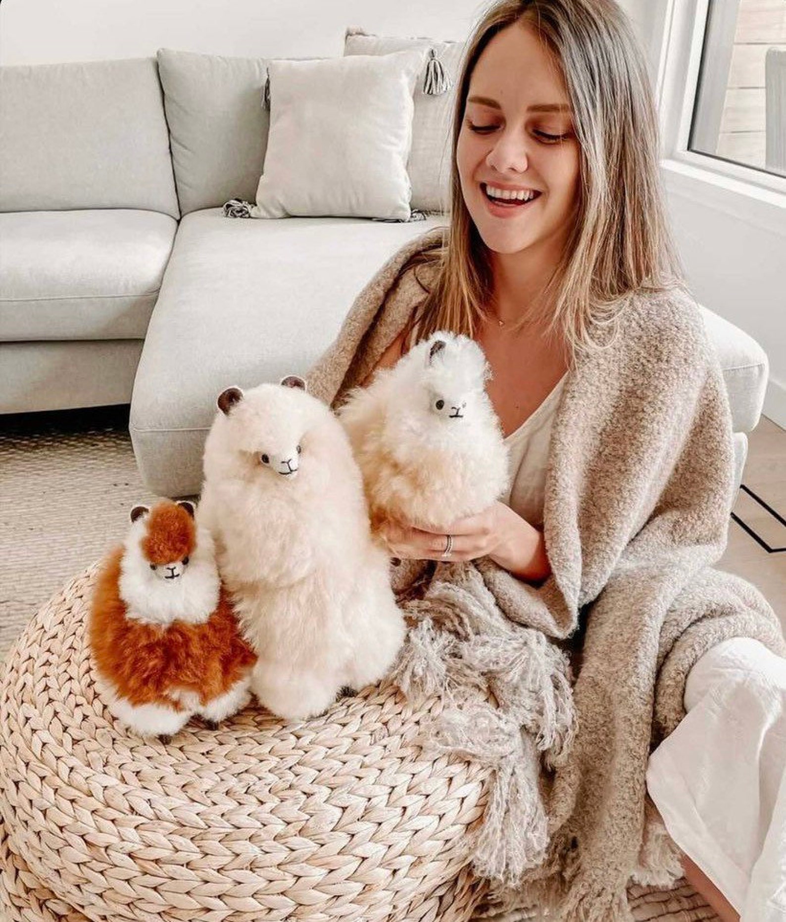 Alpaca fur toy handmade extremely soft / Alpaca Stuffed | Etsy