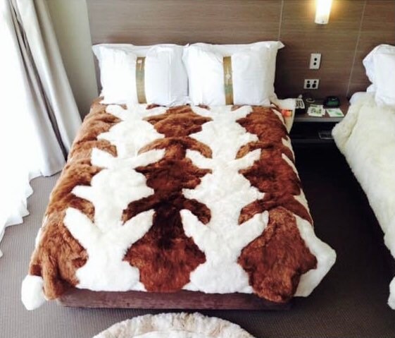 Baby Alpaca fur bedspread handmade in Peru Alpaca real fur | Etsy