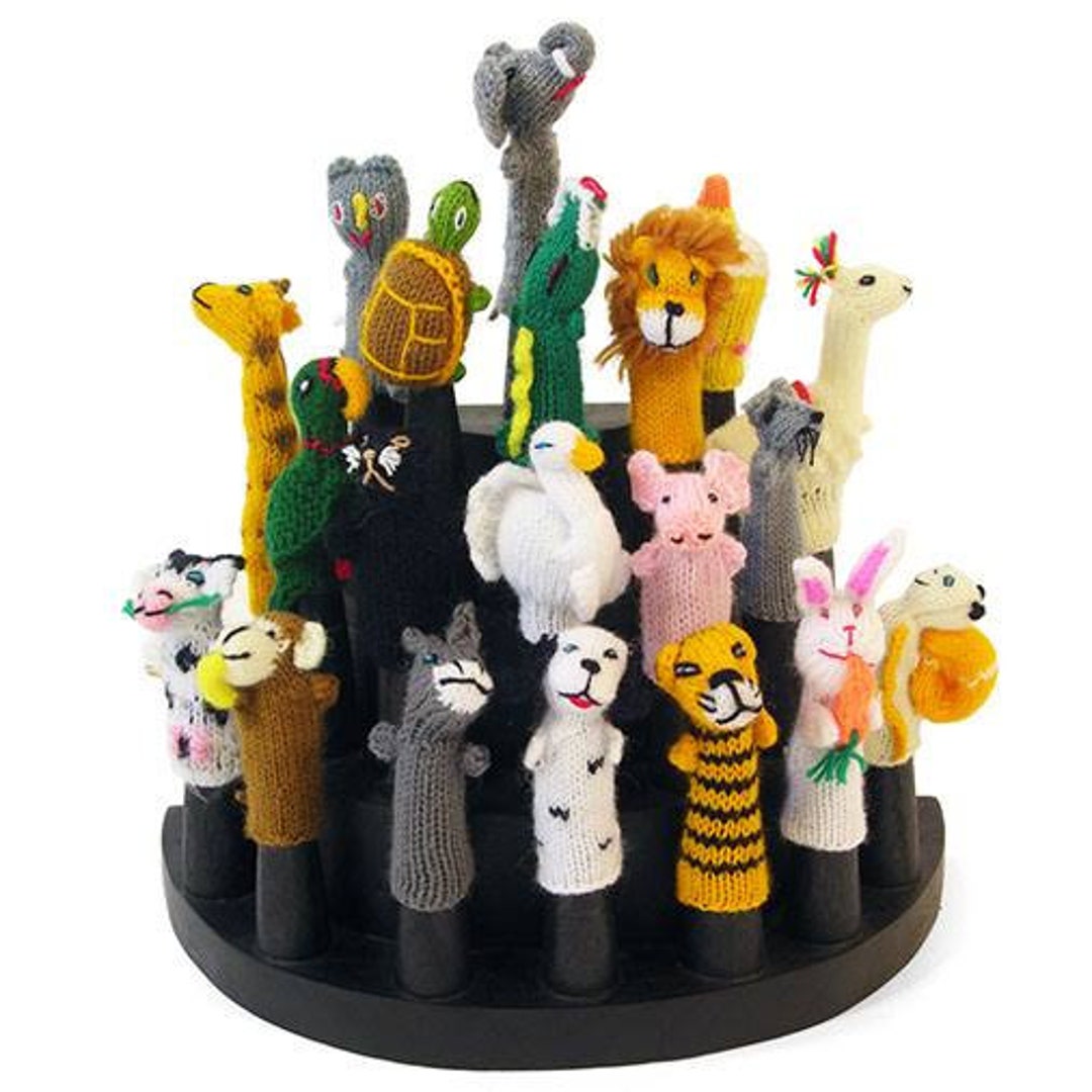 Handknitted Finger Puppets Peruvian NEW Wholesale Knit Finger - Etsy