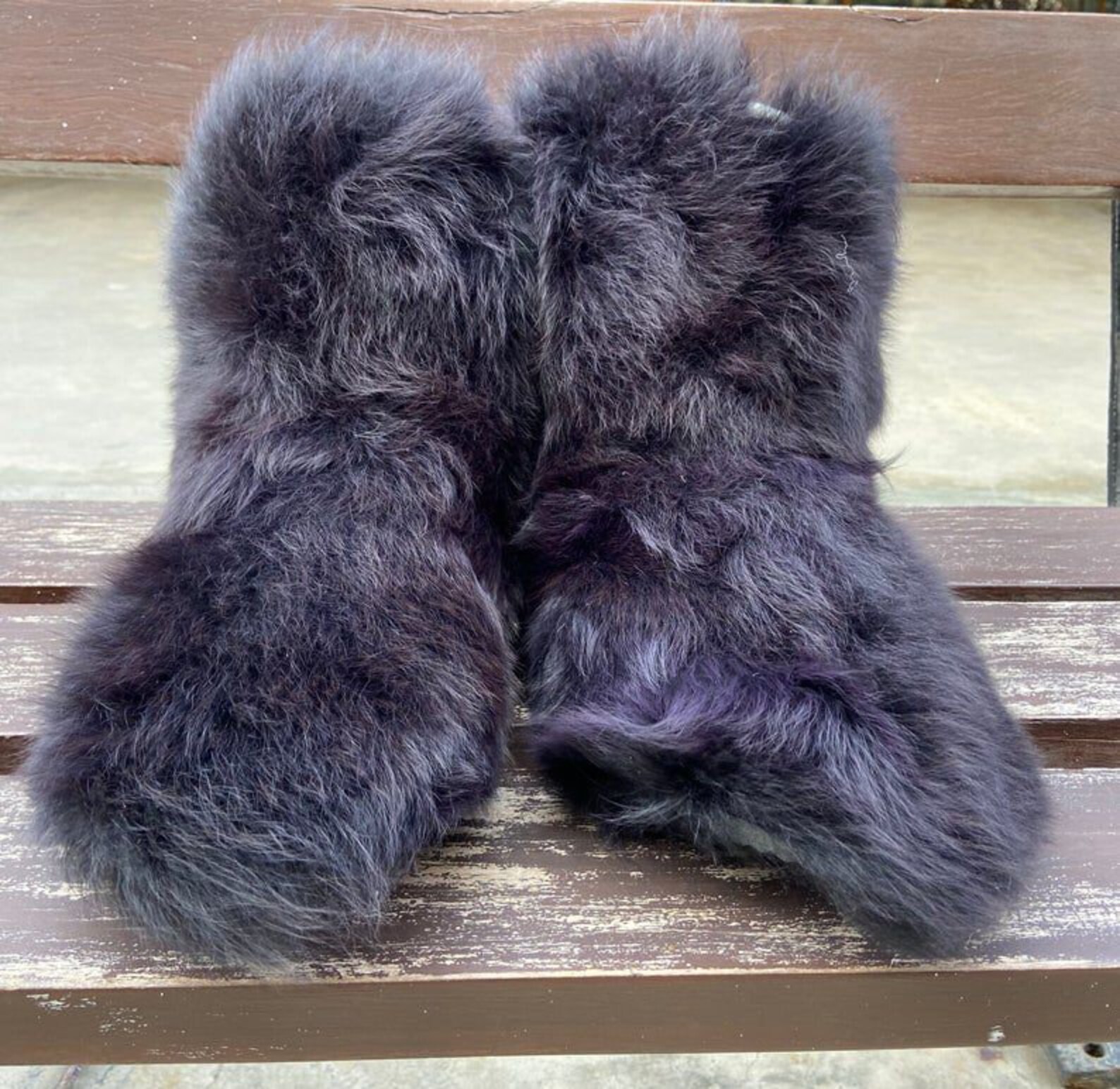 Grey Alpaca fur boots alpaca boots from Peru unisex boots | Etsy
